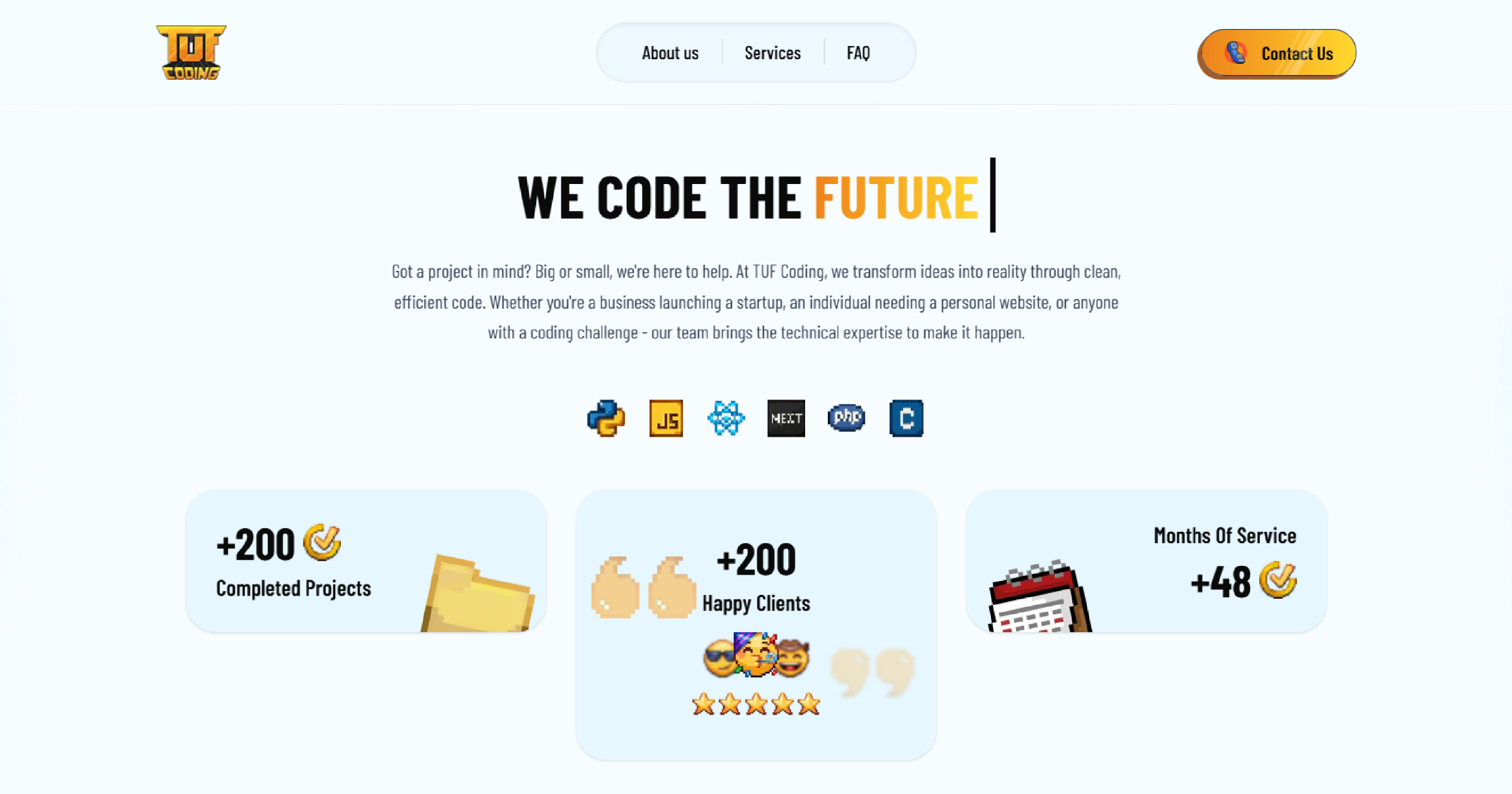 TUF Coding | Professional Software Development Services